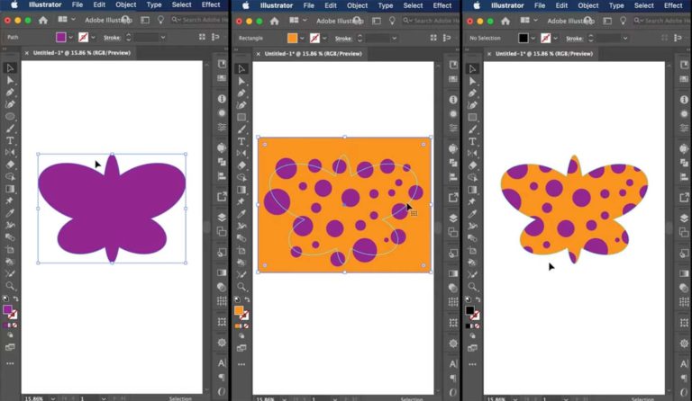 How To Create A Clipping Mask In Adobe Illustrator For Beginners Video Studio Xhico Design 